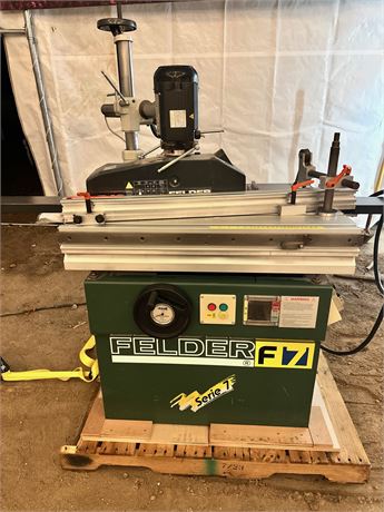 Lot - Felder "F7" Tilting-Spindle, Sliding-Table Shaper and Maggi ...