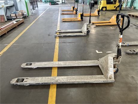 Lot - Crown "PTH50" Pallet Jack | Place Your Bid at MachineryMax