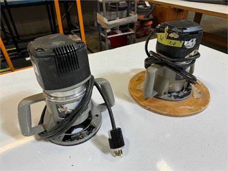 Lot - Porter-Cable Hand Routers - Qty (2) | Place Your Bid at MachineryMax