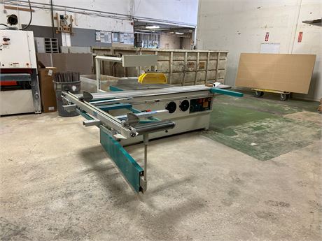 Lot - Holz Her "1243" sliding table saw | Place Your Bid at MachineryMax