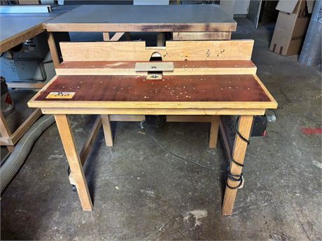 Lot - Porter Cable Router Table | Place Your Bid at MachineryMax