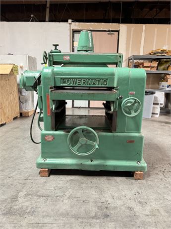 Lot - Powermatic "225" Heavy Duty Surface Planer | Place Your Bid at ...
