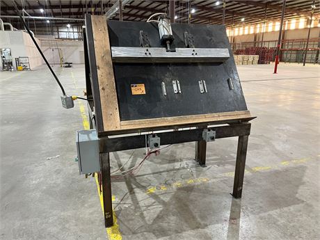 Lot - Custom Pneumatic Clamp Table | Place Your Bid at MachineryMax