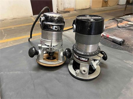 Lot - Two (2) Porter Cable "90690" Routers | Place Your Bid at MachineryMax