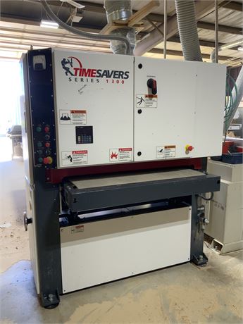 Lot - Timesavers "1311-14-1" Wide Belt Sander - Single Head | Place ...