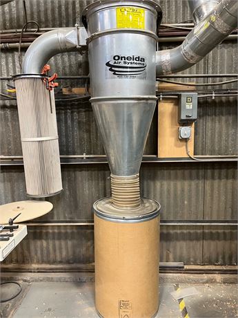 Lot - Oneida Cyclone Dust Collector | Place Your Bid at MachineryMax