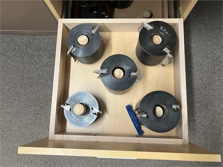 Lot - Moulder Heads - 1-13/16" - Qty (5) | Place Your Bid at MachineryMax