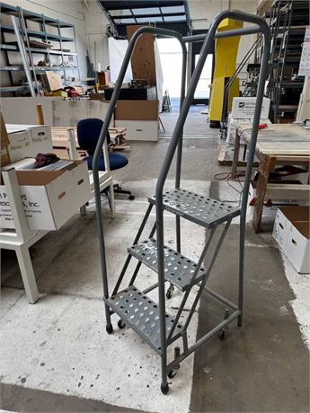 Lot - Cotterman Step Ladder | Place Your Bid at MachineryMax