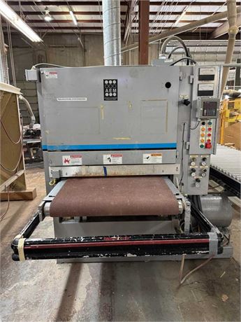Lot - AEM "502-37" Widebelt Sander | Place Your Bid at MachineryMax