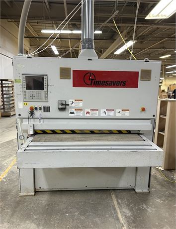Lot - Timesavers Wide Belt Sander - (2) Head, 53" Wide cap - Brooklyn ...