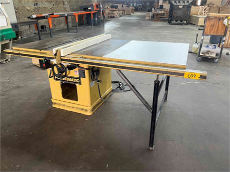 Lot - Powermatic "72-TA" Table Saw | Place Your Bid at MachineryMax