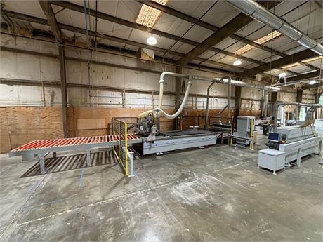 Lot - Weeke "Vantech 510" CNC Load & Unload Cell - Flat Table | Place ...