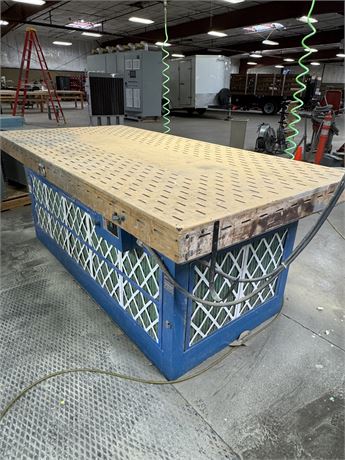 Lot - Denray "9600" Down Draft Table | Place Your Bid at MachineryMax