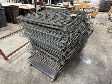 Lot - Pallet Racking Shelf Grates | Place Your Bid at MachineryMax