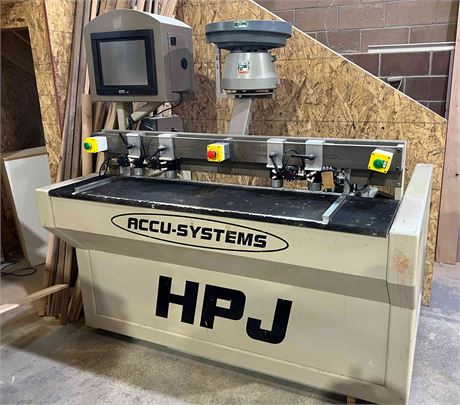 Lot - Accu-Systems "HPJ-7" CNC Drill & Dowel inserter | Place Your Bid ...