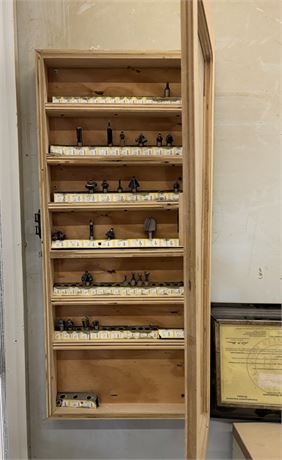 Lot - Lot of (31) Router Bits and Glass Case - Mt Vernon, NY | Place ...