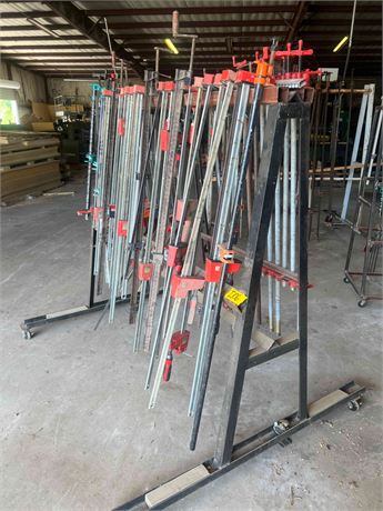Lot - Clamps & Rack | Place Your Bid at MachineryMax