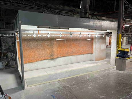 Lot - Global Open Face Spray Booth | Place Your Bid at MachineryMax