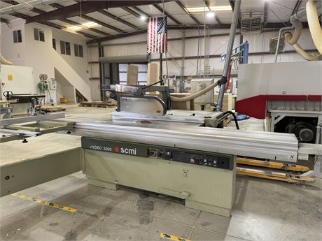 Lot - SCMI "Hydro 3200" Sliding Table Saw | Place Your Bid at MachineryMax