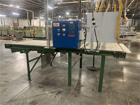 Lot - Custom Distressing Machine - Feed-thru | Place Your Bid at ...