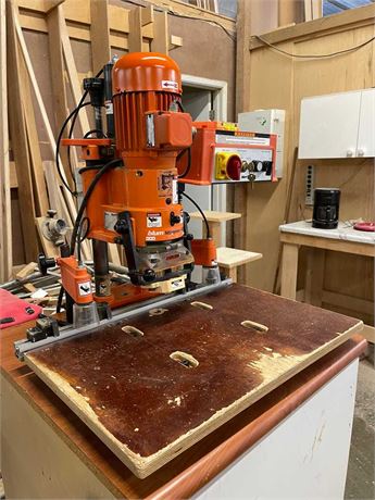 Lot - Blum "Mini Press" Hardware Boring Machine | Place Your Bid at ...