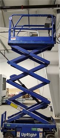 Lot - Upright Scissor Lift | Place Your Bid at MachineryMax