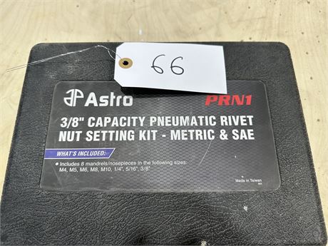 Lot - ASTRO Pneumatic Rivet Gun | Place Your Bid at MachineryMax