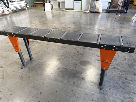 Lot - TigerStop Roller Table | Place Your Bid at MachineryMax