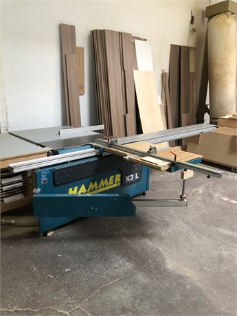 Lot - Felder "Hammer Trend K3-L" Sliding Table Saw | Place Your Bid at ...