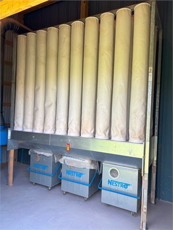 Lot - Nestro "20HP" Dust Collection System | Place Your Bid at MachineryMax