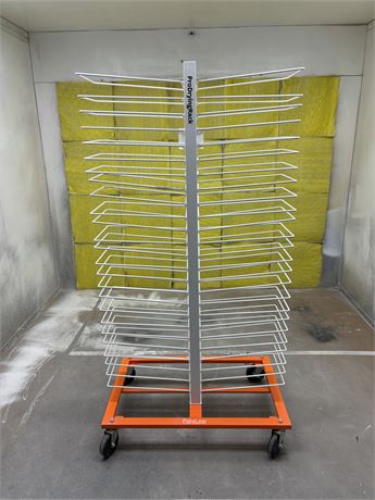 Lot - Paint Line Drying Rack | Place Your Bid at MachineryMax