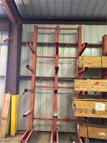 Lot - Cantilever material rack | Place Your Bid at MachineryMax