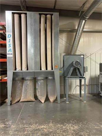 Lot - Disa "NFP2HOP" Dust Collector | Place Your Bid at MachineryMax