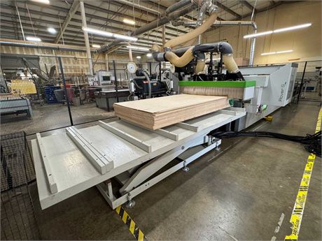 Lot - Biesse "Rover S-FT-1536" CNC Router w/ Load/Unload System | Place Your Bid at MachineryMax
