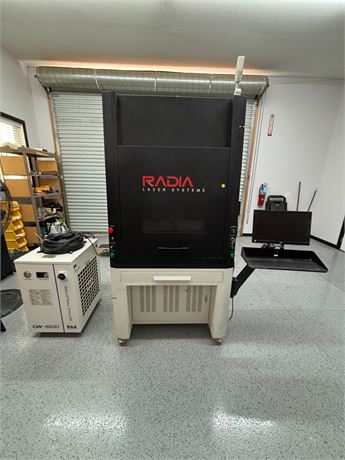 Lot - Radian "RL-GL2-C60-S" Laser System w/Industrial Water Chiller ...