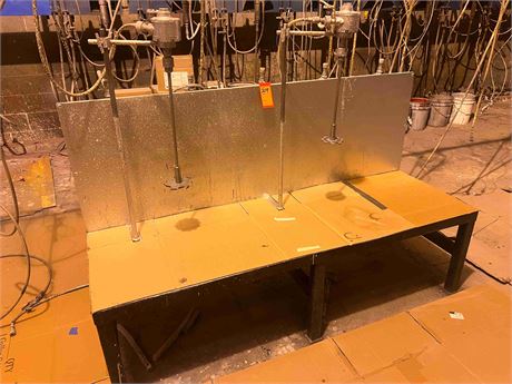 Lot - Mix Table with (2) Mixers | Place Your Bid at MachineryMax