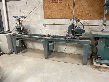Lot - CTD Machine "DM200" Double Miter Saw | Place Your Bid at MachineryMax