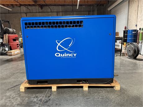 Lot - Quincy "QGB-20" Air Compressor System | Place Your Bid at ...