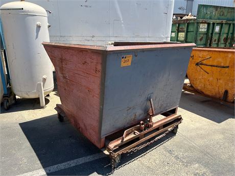 Lot - Self dumping waste hopper | Place Your Bid at MachineryMax