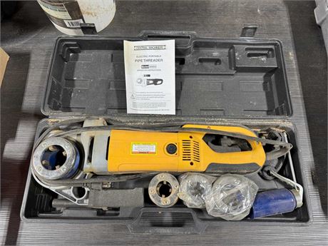 Lot - Central Machinery "95955" Electric Portable Pipe Threader | Place ...