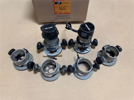 Lot - Porter-Cable Routers & Bases | Place Your Bid at MachineryMax