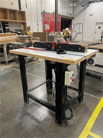 Lot - Porter Cable Router Table | Place Your Bid at MachineryMax