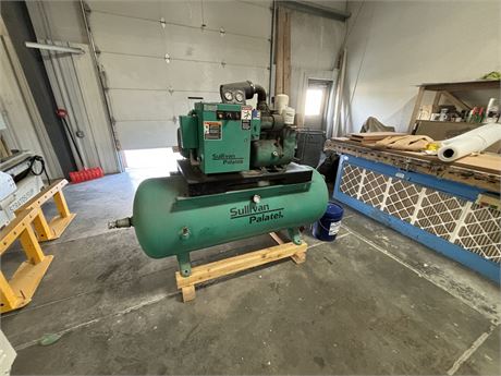Lot - Sullivan Palatek "M10" Air Compressor | Place Your Bid at ...