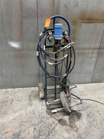 Lot - Kremlin Paint Pump with Spray Gun | Place Your Bid at MachineryMax