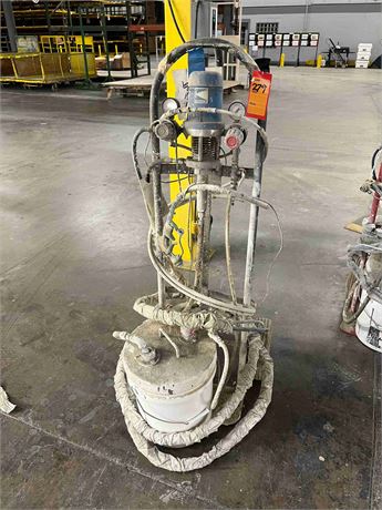 Lot - Kremlin Paint Pump with Spray Gun | Place Your Bid at MachineryMax