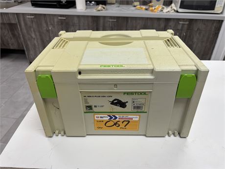Lot - Festool "HL 850 E-Plus" Hand Planer | Place Your Bid at MachineryMax