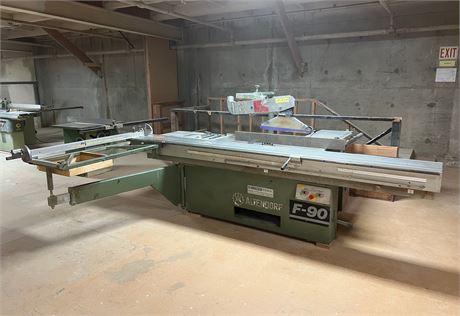 Lot - Altendorf "F-90" Sliding Panel Saw | Place Your Bid at MachineryMax