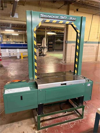 Lot - Signode "SP 300" Strapping Machine | Place Your Bid at MachineryMax