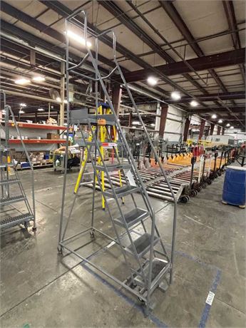 Lot - Rolling Ladder | Place Your Bid at MachineryMax