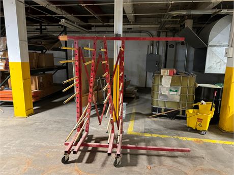 Lot - Hafele Style Adjustable Drying Rack | Place Your Bid at MachineryMax